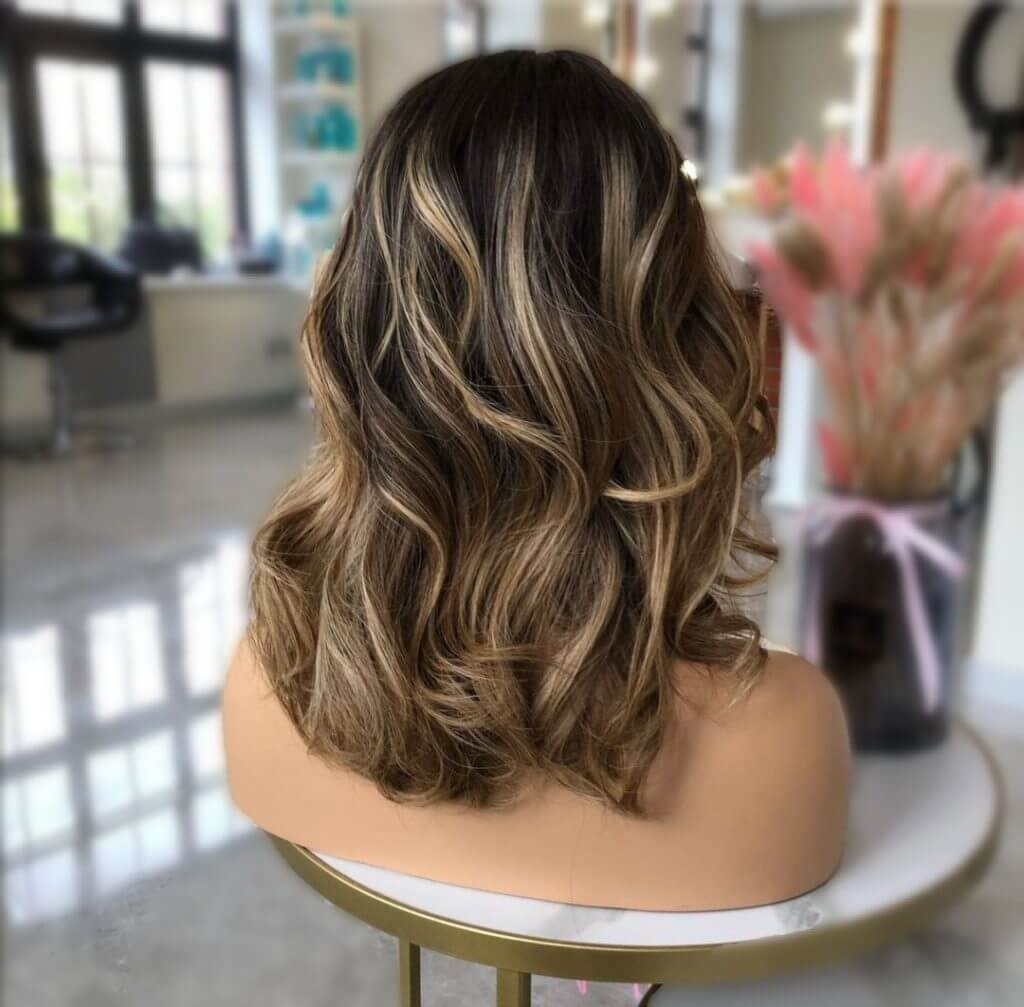 Meche Blonde Racine Fonce